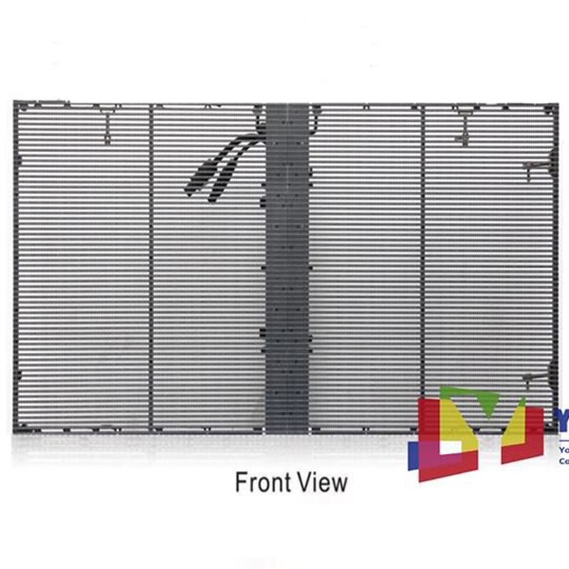 China Indoor Outdoor P2.8 P3.91 P7.8 P10.4 Window Transparent LED ...